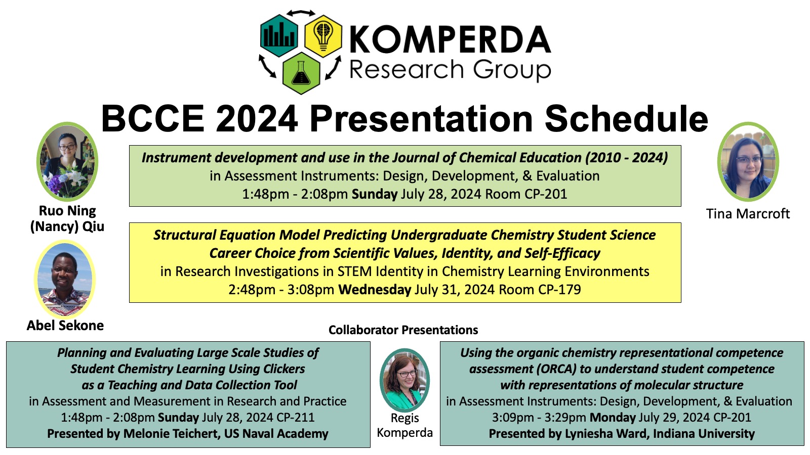 BCCE 2024 – Komperda Research Group